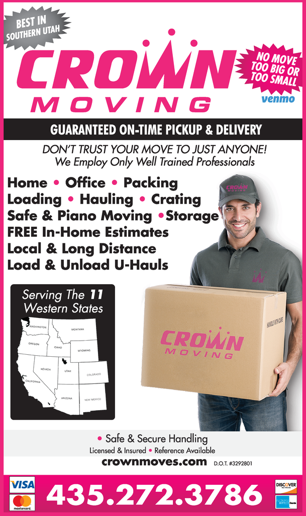 Crown Moving - St. George, UT | Names and Numbers